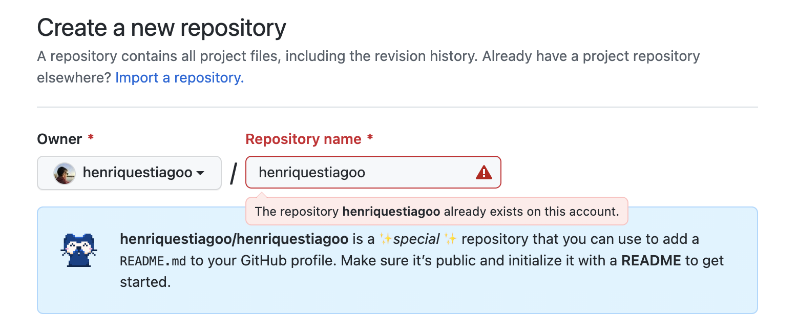 Create profile repo.